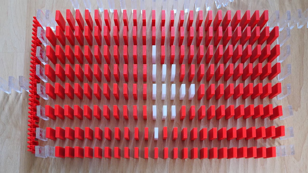 Alphabet Domino Lower Case Letters | How to build horizontal domino ...