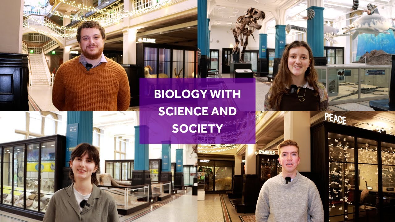 Biology with Science and Society | The University of Manchester - YouTube