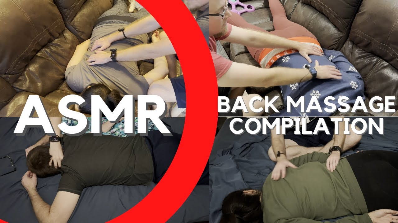 ASMR Best 1 hour Back Massage compilation | No Talking | Unintentional ...