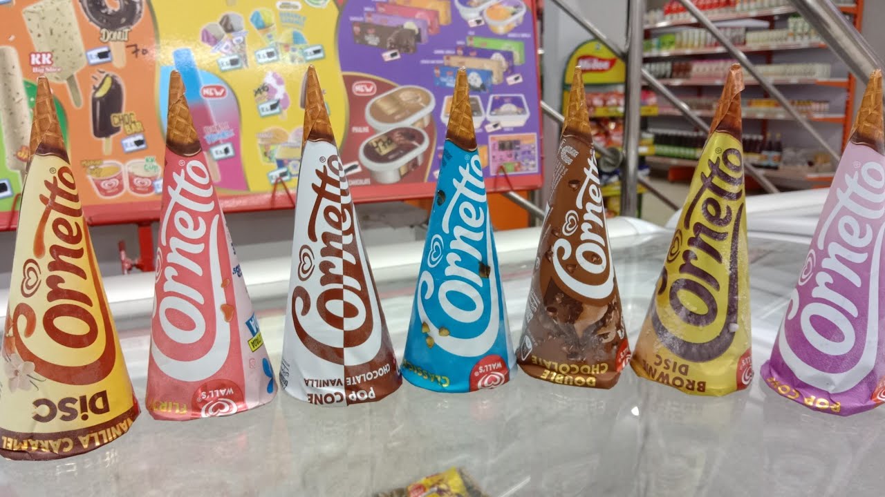 Cornetto classico Double chocolate vanilla creamer pop con Borwnie ...