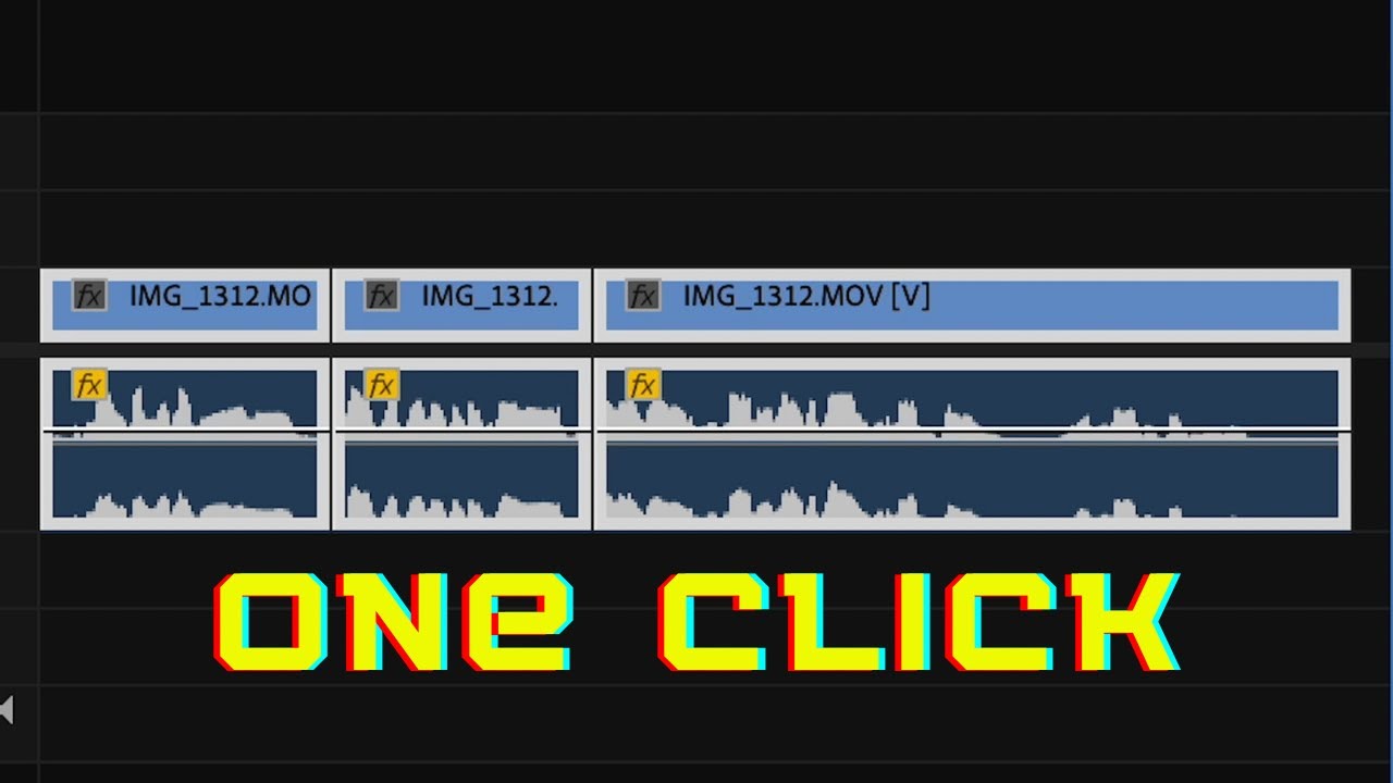 Quick audio level adjustment in Adobe Premiere Pro - YouTube