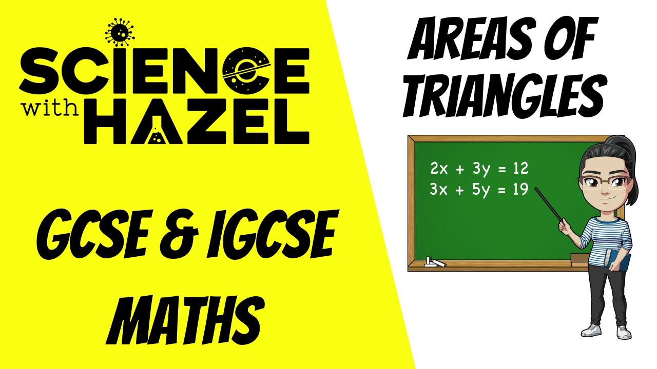 Finding The Area Of A Triangle | GCSE & IGCSE Maths | AQA, Edexcel, CIE ...