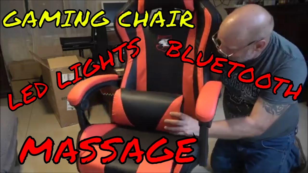 Gaming Chair From Amazon Set Up And Review - YouTube