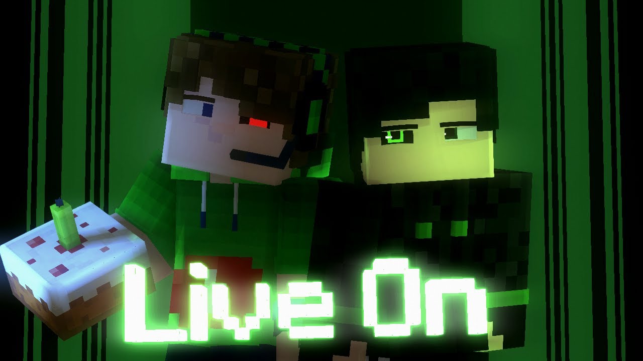 "Live On" - Minecraft Fight Animation - YouTube