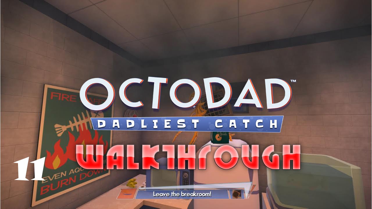 Octodad Walkthrough Part 11 - Silent But Dadly (All Ties) - YouTube