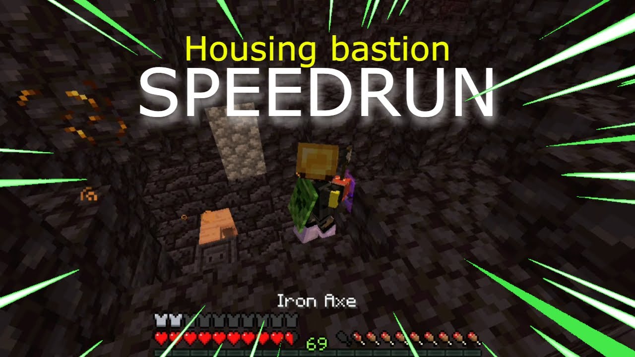 Housing bastion: Minecraft speedrun 1.16.1 - YouTube