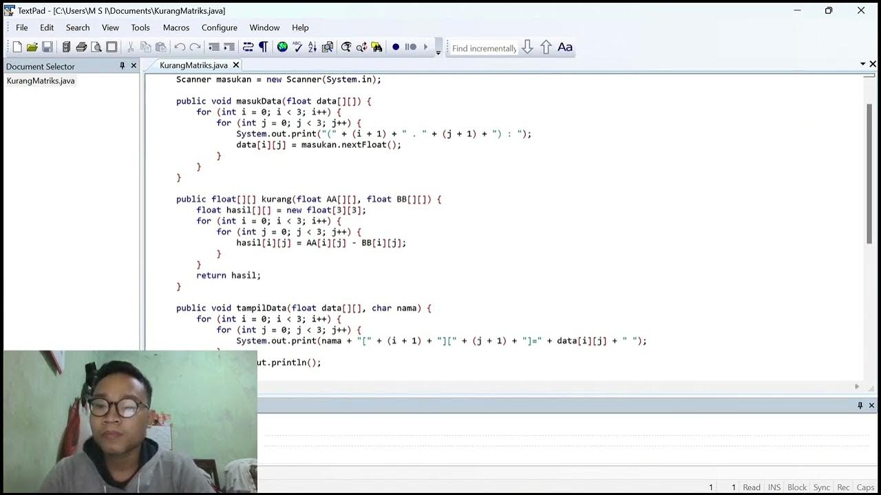 Penjelasan Demo Program Tampil Data Java - YouTube