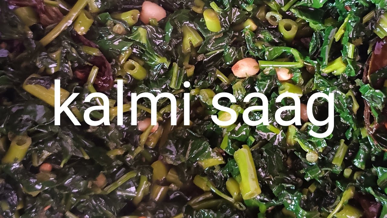 kalmi saag recipe@# kolkata... - YouTube