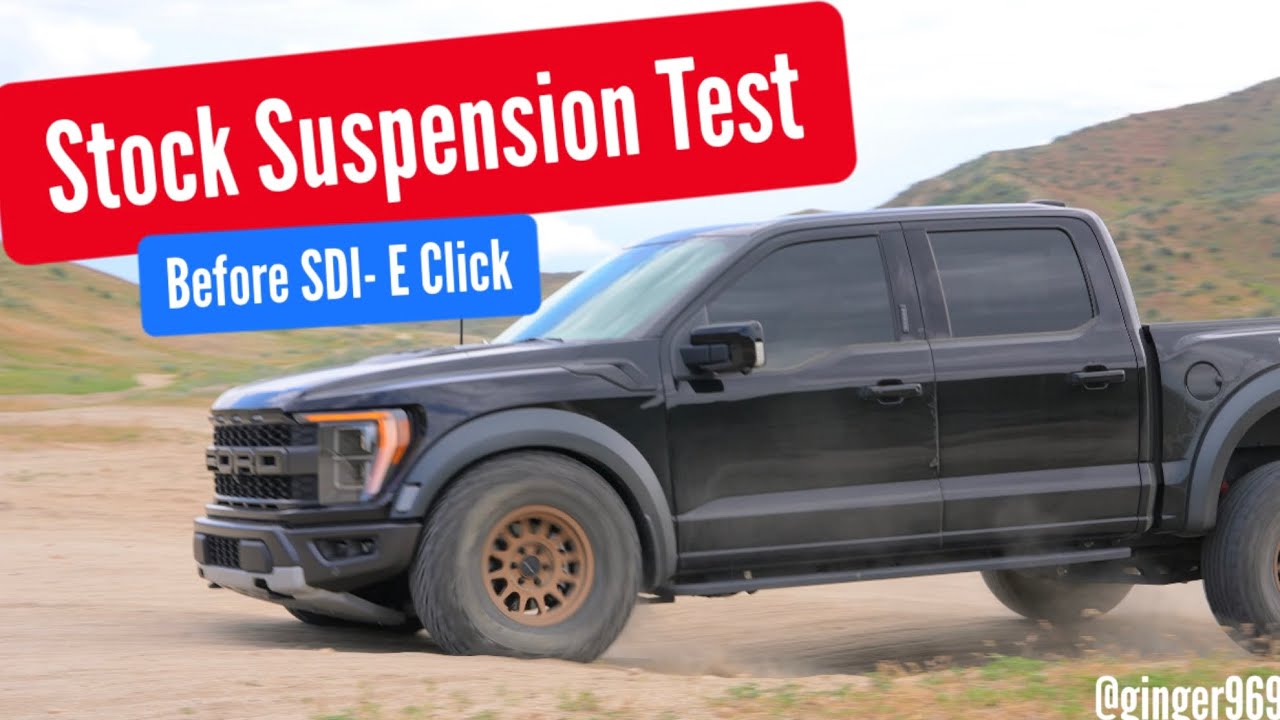 Raptor Gen 3 Suspension Test: BEFORE SDI E-Click (stock test part 1 ...