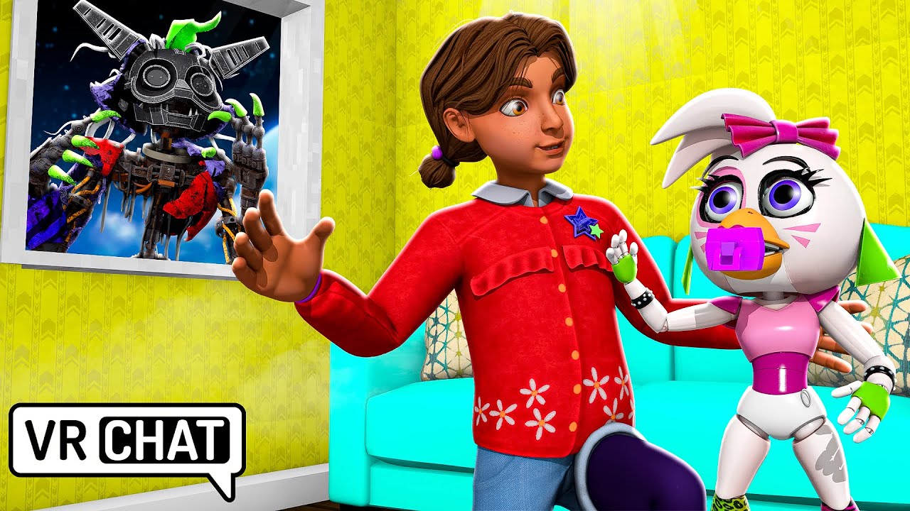 Baby Chica MEETS Cassie in VRCHAT - YouTube