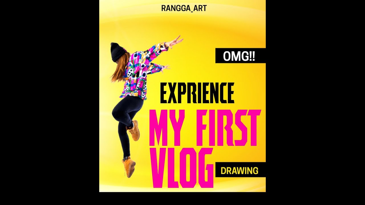 My First YouTube Vlog Experience - Drawing On YouTube - YouTube