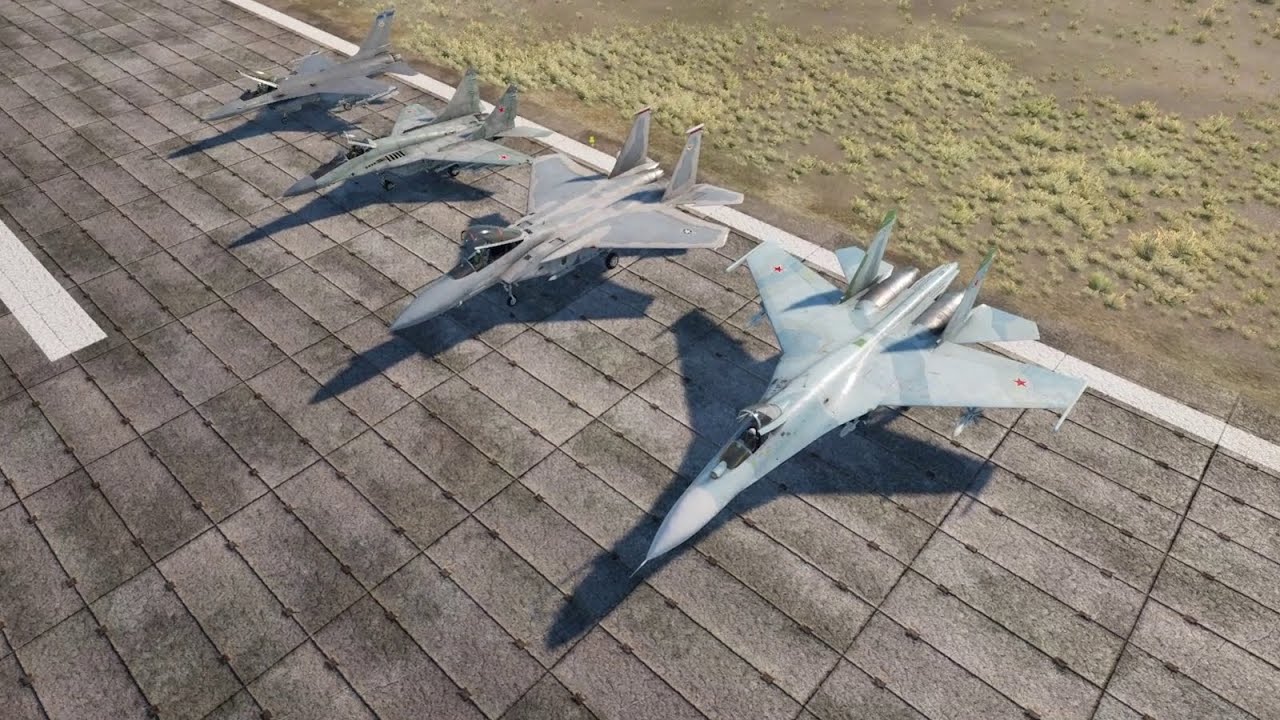 A Side By Side Look At The Rival Duos Su 27 - Mig 29 and F15 - F16 ...