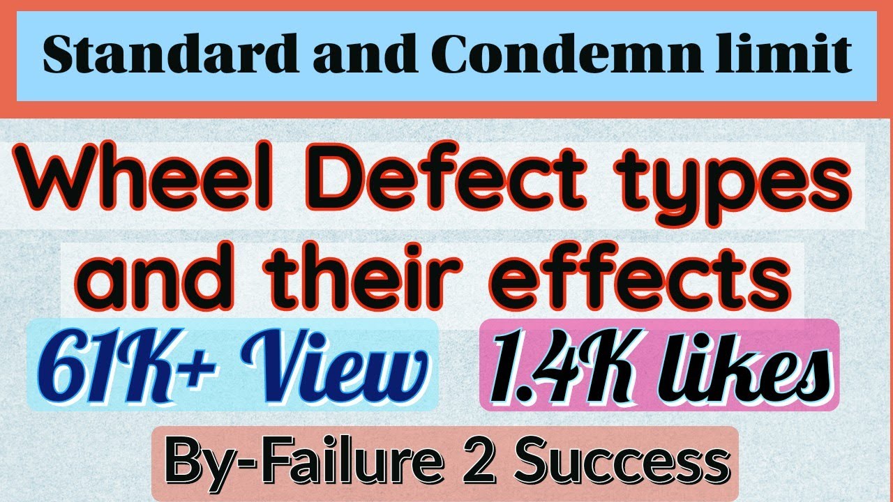 Types of Wheel Defect and their effects in Indian Railway. - YouTube