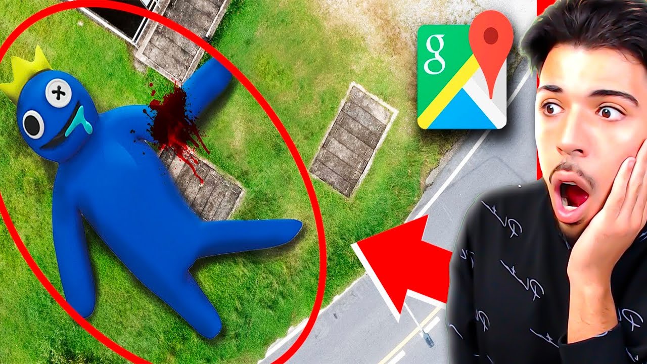 LES ENDROITS EFFRAYANT DES RAINBOW FRIENDS sur GOOGLE MAPS ...