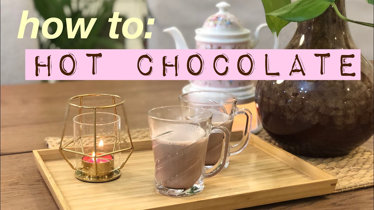 how to make hot chocolate - YouTube