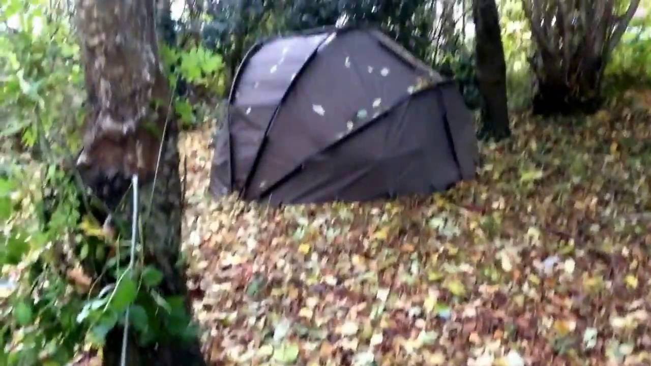 Creepy tent in the middle of the woods - YouTube