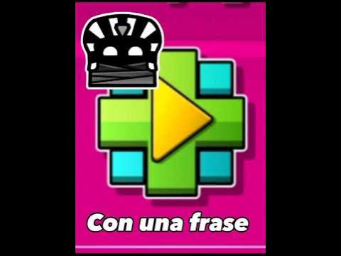 TODOS LOS NIVELES DE GEOMETRY DASH [Con una frase] parte 2 #geometrydash #viral #shots - YouTube