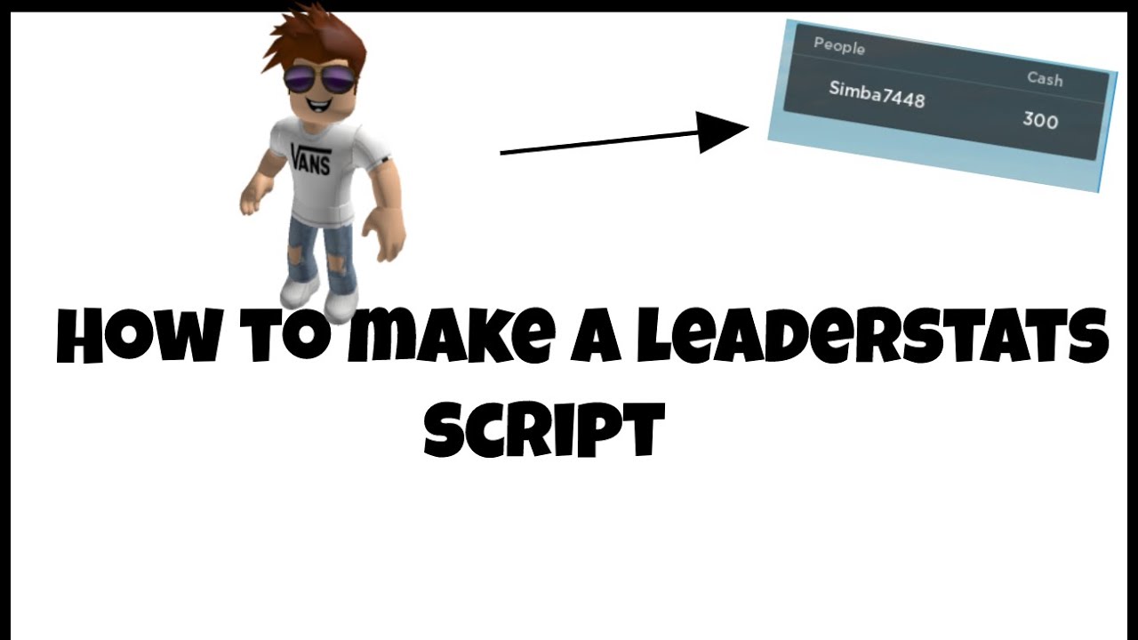 How To Make A Leaderstats Script - YouTube