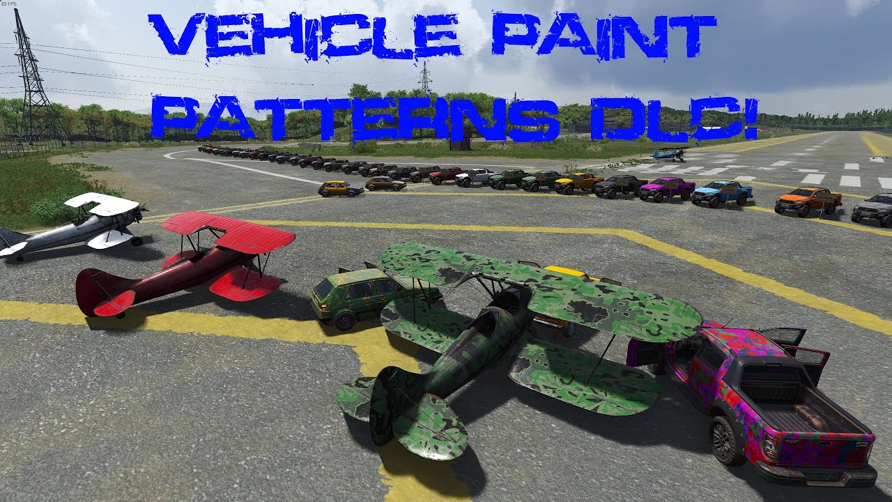 SCUM Game Vehicle Paint Patterns DLC is HERE! Lets Check this out! # ...