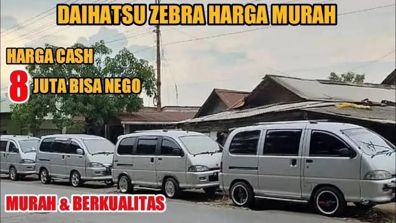 HARGA MOBIL BEKAS DAIHATSU ZEBRA HANYA 8 JUTA RUPIAH MASIH BISA NEGO ...