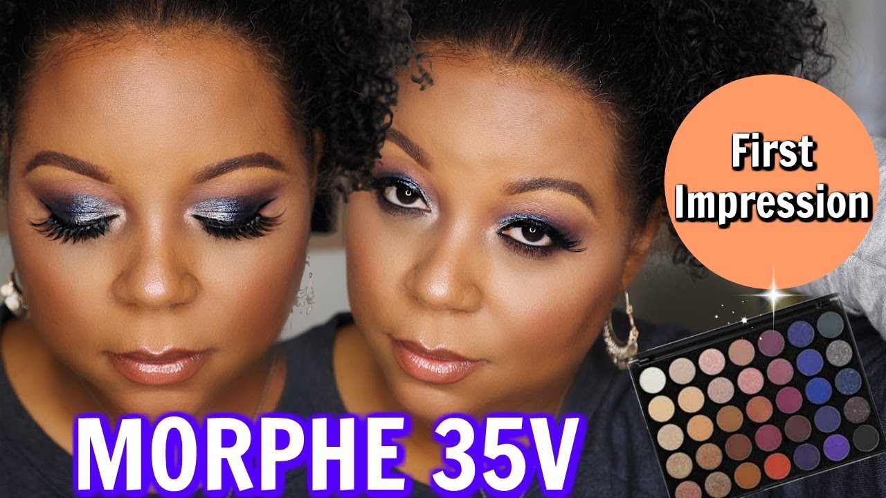 Morphe 35V Stunning Vibes Artistry Palette | First Impression | WOW! 🤩 ...