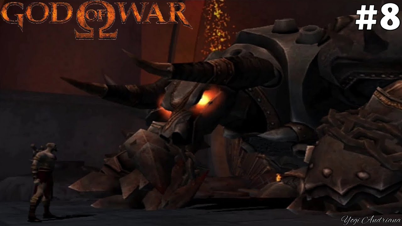 God of War 1 - God (Very Hard) Mode #8 - Minotaur Boss Fight - YouTube