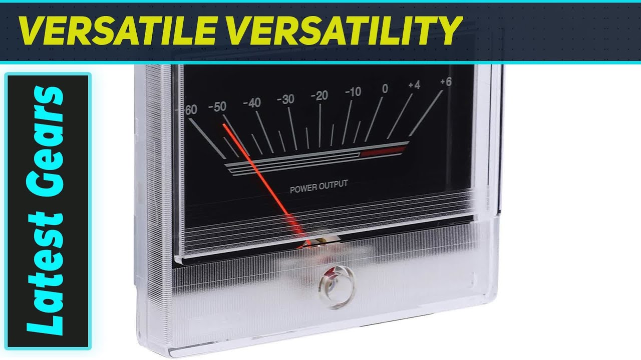 High Accuracy Mini VU Meter with Backlight - TN?90A?BGB?S0538 - YouTube