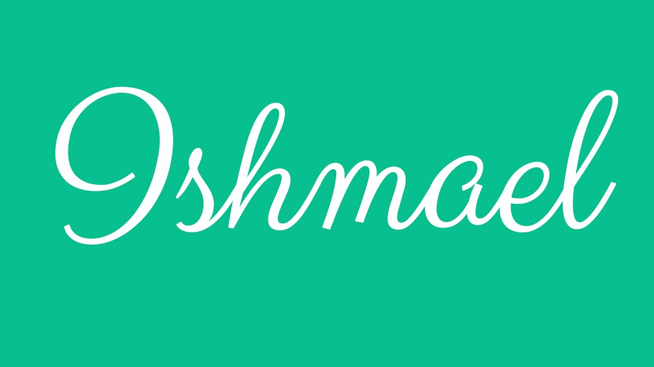 Learn how to Sign the Name Ishmael Stylishly in Cursive Writing - YouTube