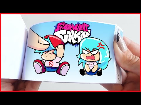 Anime Chibi Fnf vs Finger - BF and Sky Animation | Friday Night Funkin ...