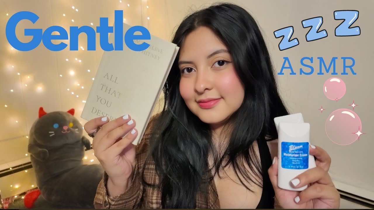 Tingly ASMR Nighttime Routine & Reading (Layered Sounds) - YouTube