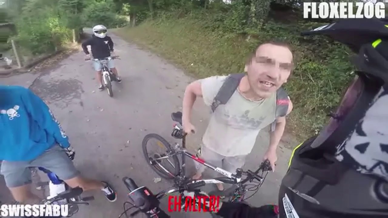 German road rage 2019 on bike (fast Schlägerei) - YouTube