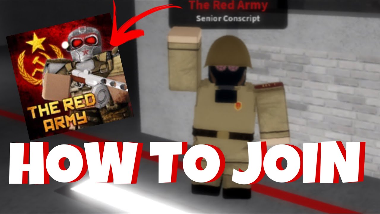 How to join the RED ARMY in Military Simulator (Roblox) - YouTube