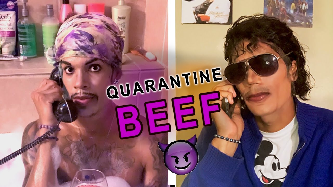 Prince & Michael Jackson QUARANTINE BEEF - YouTube