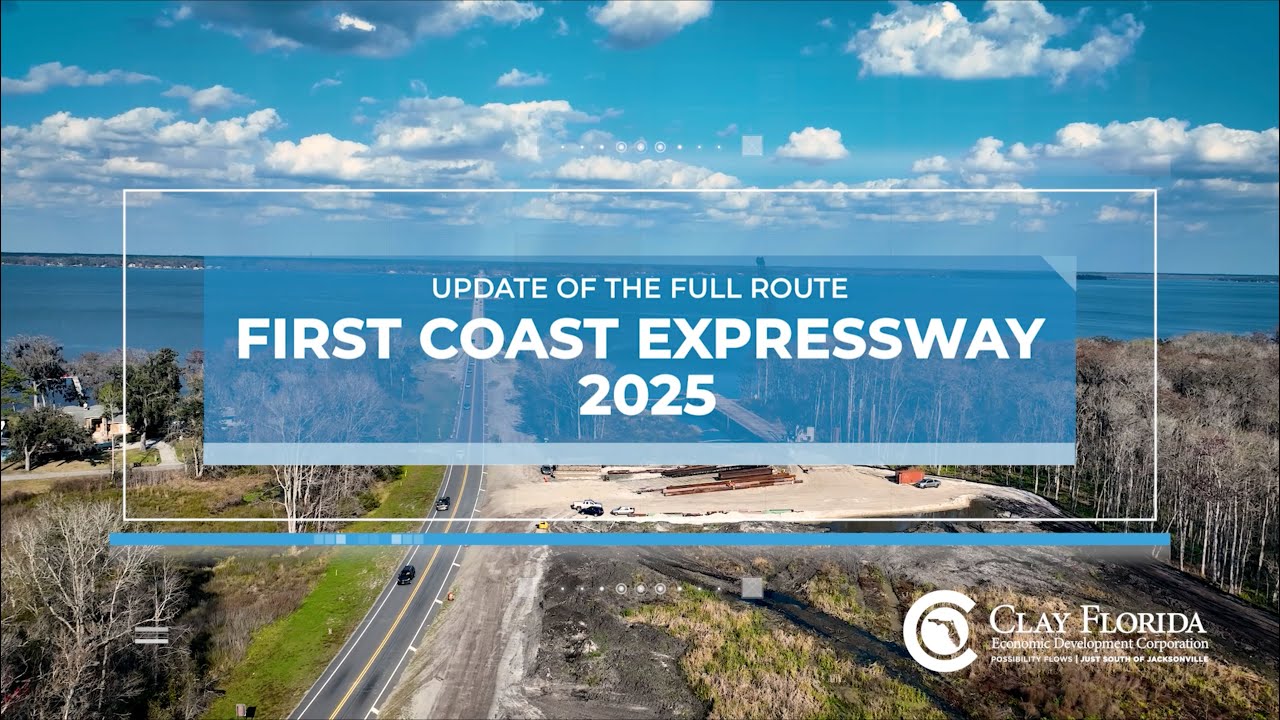 First Coast Expressway 2025 - Construction Update - YouTube