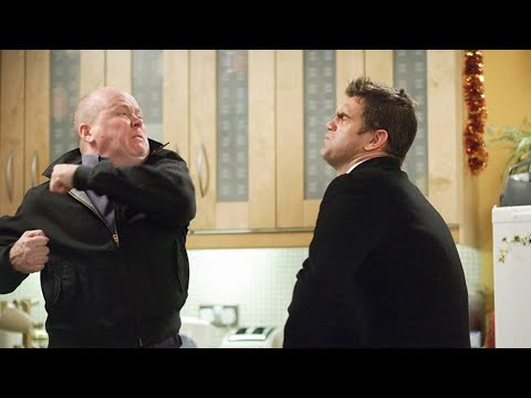 EastEnders - Phil Mitchell Punches Jack Branning (4th January 2008 ...