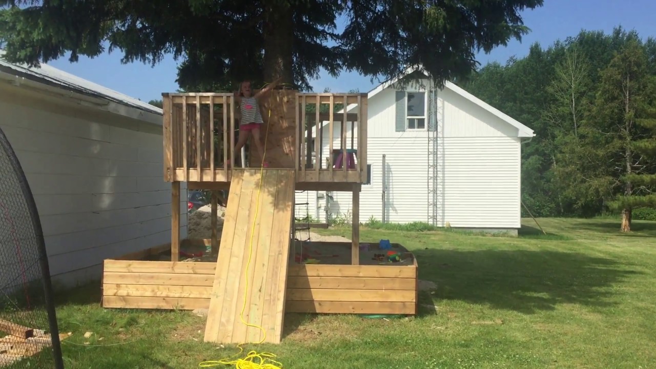 Ninja Warrior Course for Kids Homemade Amazing Course in Progress - YouTube