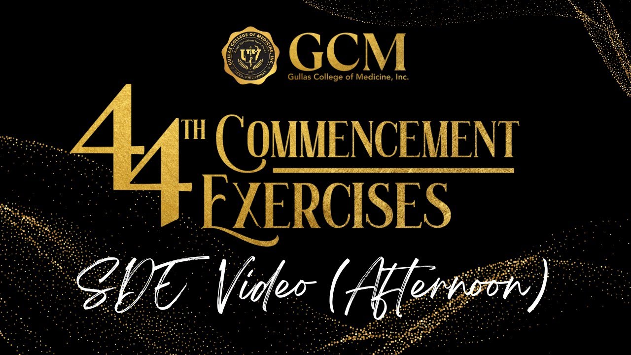 𝐆𝐂𝐌'𝐬 44𝐭𝐡 𝐂𝐨𝐦𝐦𝐞𝐧𝐜𝐞𝐦𝐞𝐧𝐭 𝐄𝐱𝐞𝐫𝐜𝐢𝐬𝐞𝐬 𝐒𝐃𝐄 𝐕𝐢𝐝𝐞𝐨 ( 𝐀𝐟𝐭𝐞𝐫𝐧𝐨𝐨𝐧 ) - YouTube