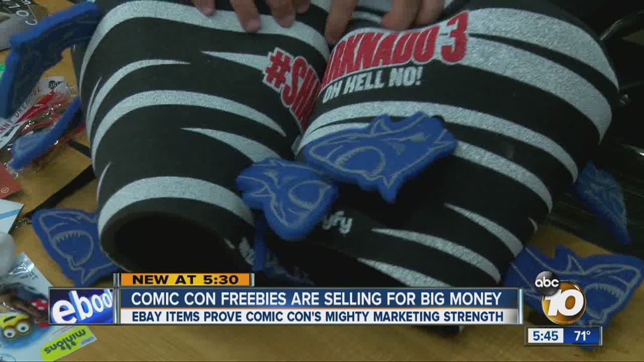 Comic-Con freebies are selling for big money - YouTube