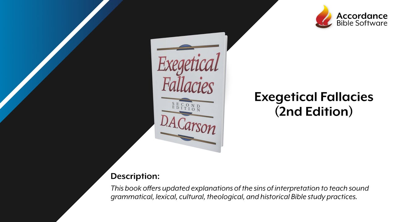 Exegetical Fallacies (Product Overview) - YouTube