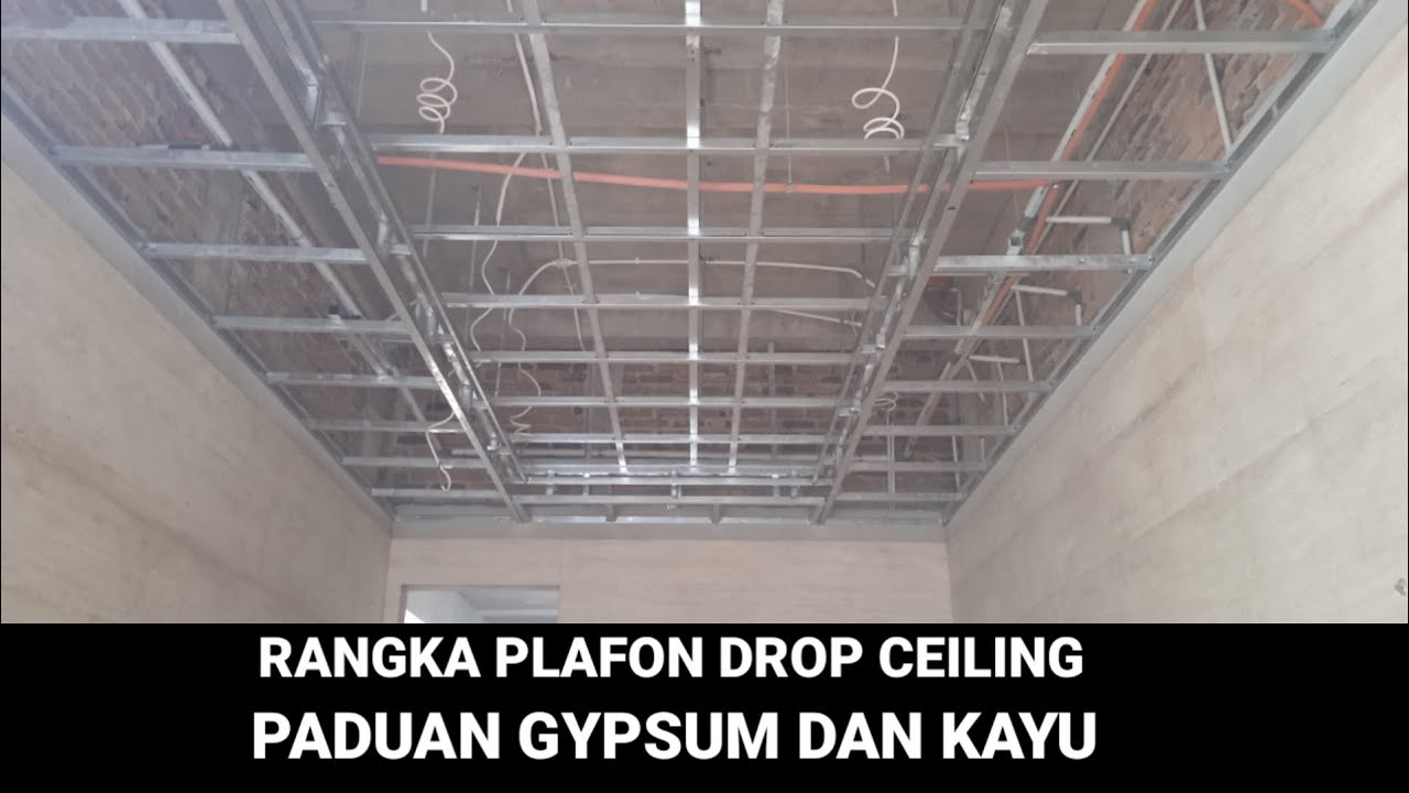 Cara Membuat Rangka Plafon Drop Ceiling Paduan Plafon Gypsum Dan Kayu 0 Hot Sex Picture
