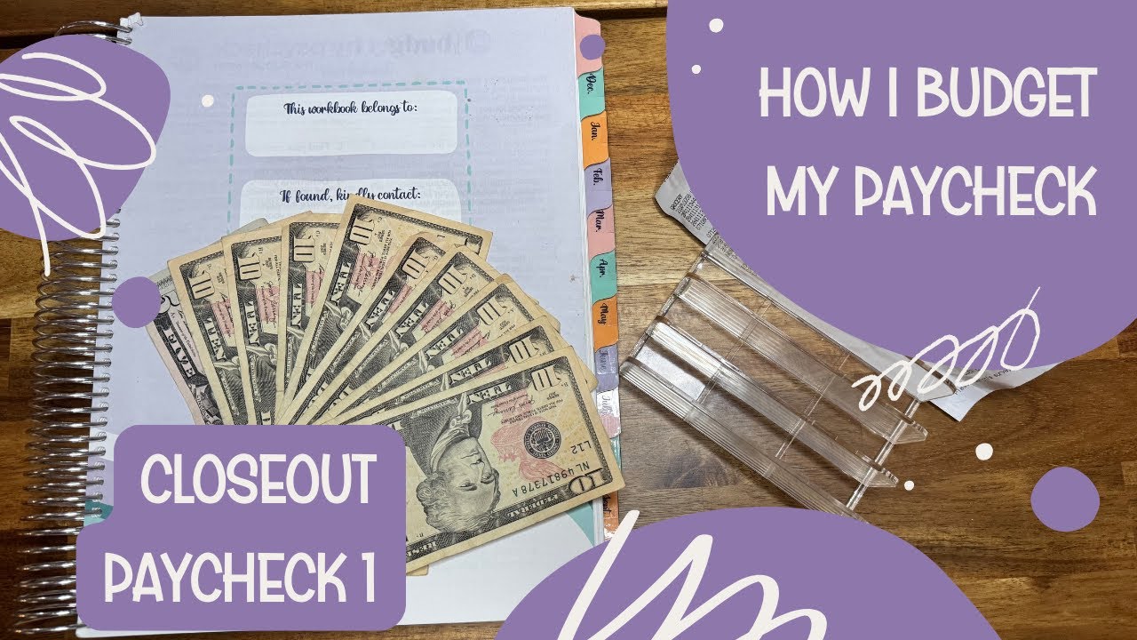 Closing Out September Paycheck #1 | Cash Stuffing & Zero Based ...