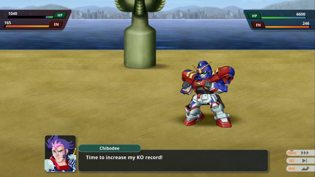 SRW Y (4K) : Gundam Maxter All Attacks / Chibodee Crocket - YouTube