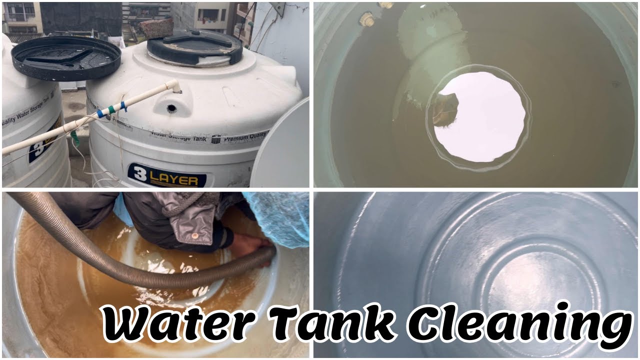 How to clean water tank !! Water tank कैसे साफ़ करे #tankcleaning - YouTube