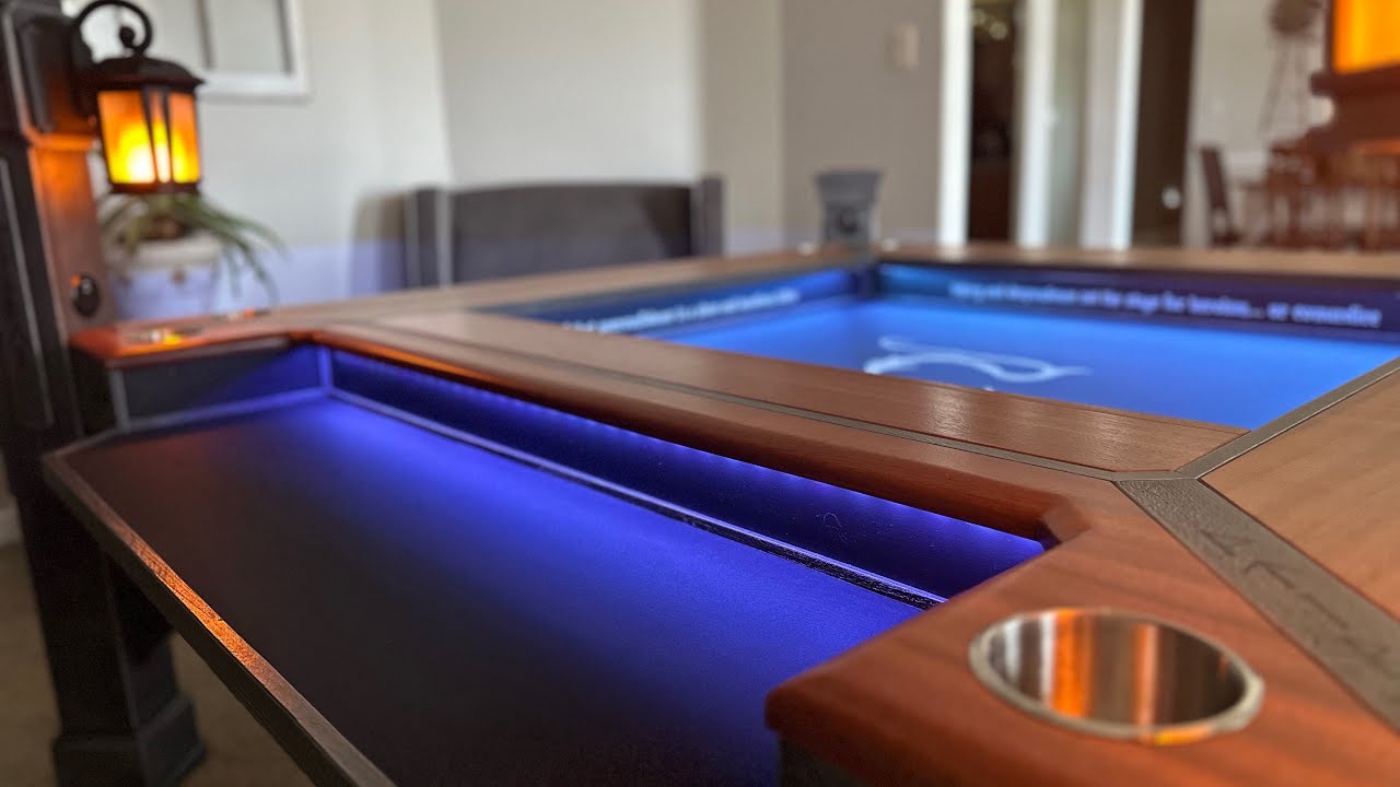 A quick look at options for your Weathered Dragon game table - YouTube