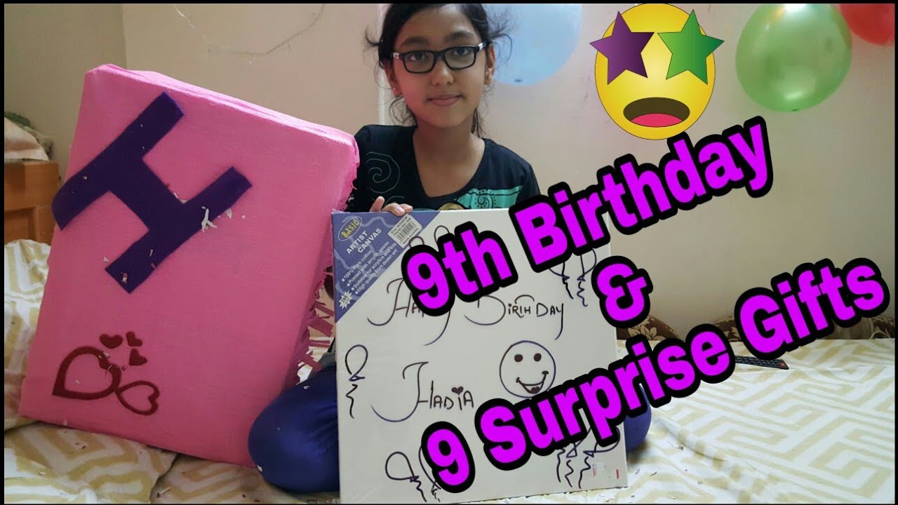 9th Birthday 9 Surprise Gifts Birthday Video 3 Gift Idea For 9 9th-birthday-9-surprise-gifts-birthday-video-3-gift-idea-for-9