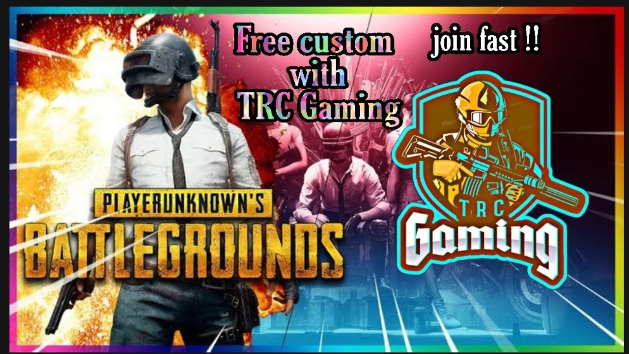 TRC Free Custom Room 8 | PUBG Live | TRC Gaming | Play And Win - YouTube