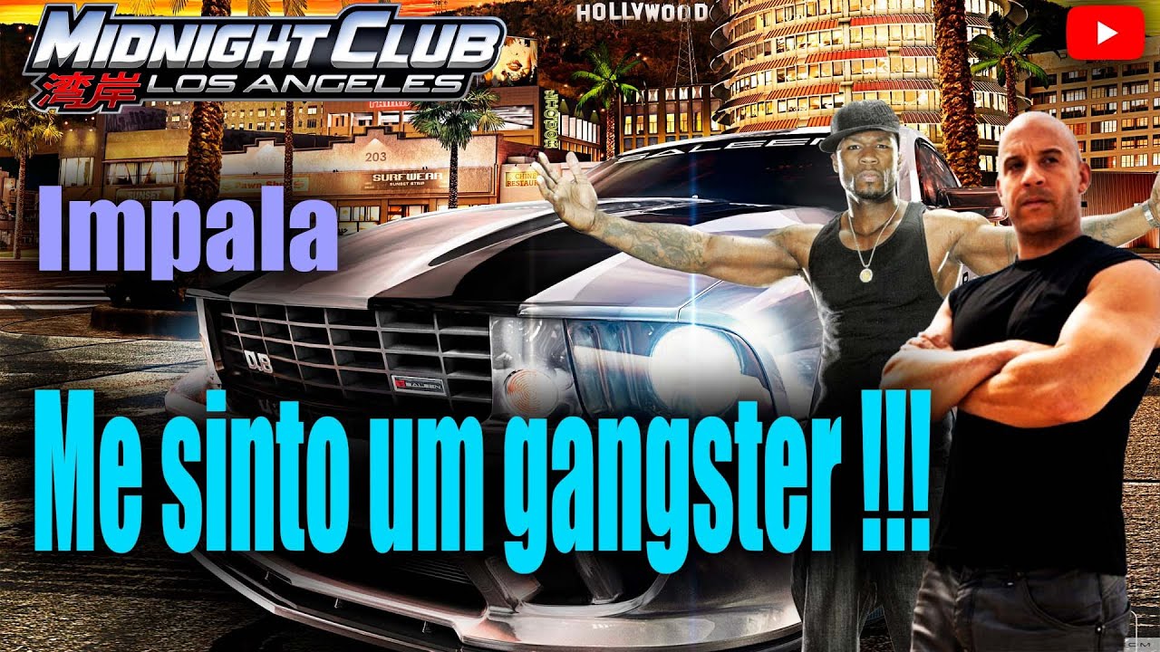 Midnight Club ll ME SINTO UM GANGSTER COM ESSE IMPALA !!!! GANHEI TODAS ...