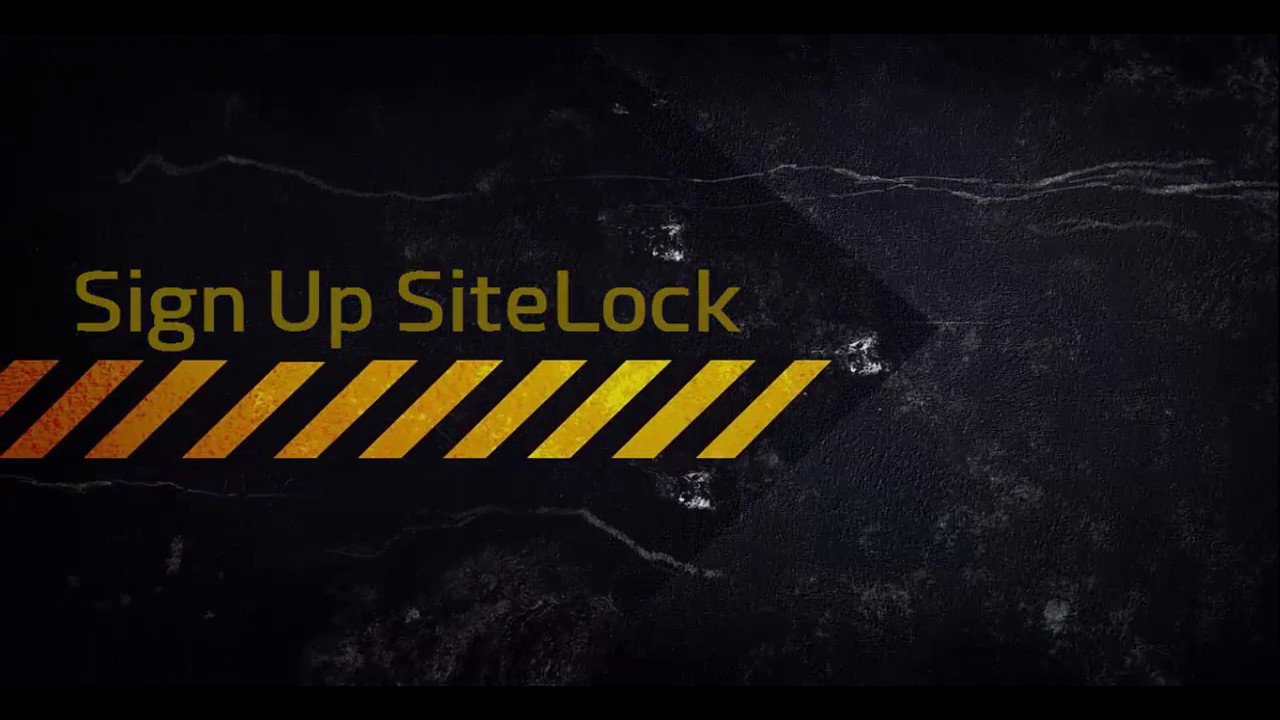 Sign Up SiteLock Malware Detector - YouTube