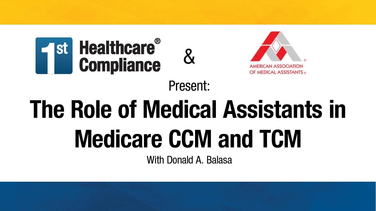 The Role of Medical Assistants in Medicare CCM and TCM - YouTube