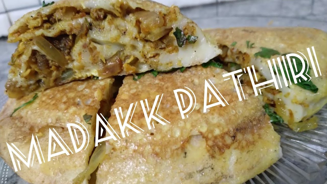 MADAKK PATHIRI (chicken)/ ചിക്കൻ മടക്ക് പത്തിരി - YouTube